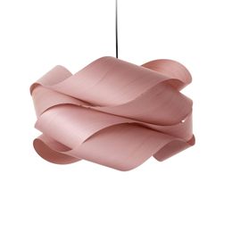LZF Lamps LZF Hängelampe Link, hellrosa/nickelfarben, Ø 69 cm, Holz