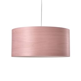 LZF Lamps LZF LED-Hängelampe Gea, hellrosa, Ø 42 cm, Holz