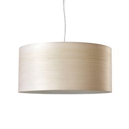 LZF Lamps LZF LED-Hängelampe Gea, elfenbeinfarben, Ø 42 cm, Holz