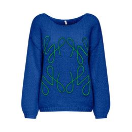 Only Pullover in Blau - 15% | Gr&ouml;&szlig;e M | Damen-pullover-cardigans