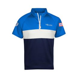 Trollkids Fahrradshirt "Trondheim" in Blau/ Dunkelblau - 59% | Gr&ouml;&szlig;e 110 | Kinder-oberteile