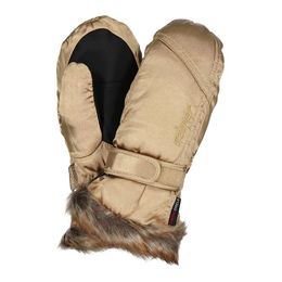 Ziener Fäustlinge in Beige - 76% | Größe 3 | Kinderhandschuhe