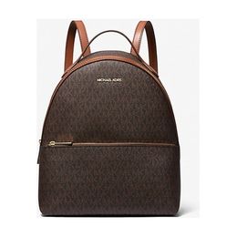 Michael Kors Leder-Rucksack in Dunkelbraun - (B)24 x (H)32 x (T)11 cm - 53% | Damen-taschen