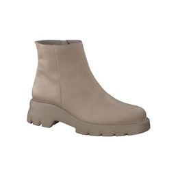 Paul Green Leder-Boots in Beige - 40% | Größe 38,5 | Damen-stiefel