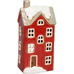 POSIWIO Windlicht "Haus" in Rot - (B)12 x (H)25 x (T)9,5 cm - 11% | Kerzen-vasen