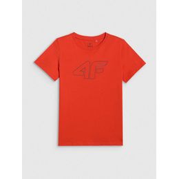 4F Shirt in Orange - 55% | Gr&ouml;&szlig;e 128 | Kinder-oberteile