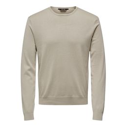 Only & Sons ONLY & SONS Pullover "Wyler" in Beige - 40% | Gr&ouml;&szlig;e M | Herren-plussize