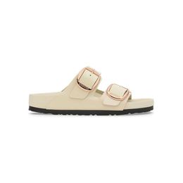 Birkenstock Leder-Pantoletten "Arizona" in Creme - 17% | Größe 37 | Damen-pantoletten