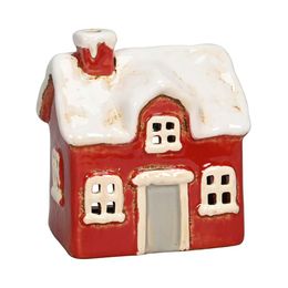 POSIWIO Windlicht "Haus" in Rot - (B)11,5 x (H)13 x (T)8 cm - 10% | Kerzen-vasen