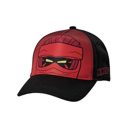 Lego Cap in Schwarz/ Rot - 10% | Gr&ouml;&szlig;e 54-56 cm | Kindermuetzen
