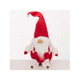 Boltze Dekofigur "Snugly" in Rot/ Wei&szlig; - (H)50 cm - 11% | Dekofiguren