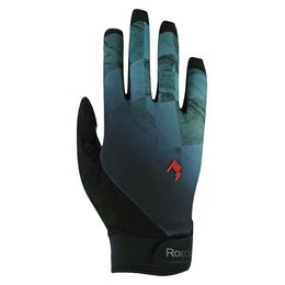 Roeckl Sports Fahrradhandschuhe "Montan" in Schwarz/ Blau - 42% | Gr&ouml;&szlig;e 7 | Kinderhandschuhe