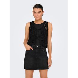Only Strickweste in Schwarz - 59% | Gr&ouml;&szlig;e XS | Damenjacken