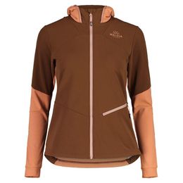maloja Hybridjacke "MarlingM" in Hellbraun/ Orange - 74% | Gr&ouml;&szlig;e S | Damen-outdoorjacken