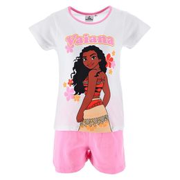 Disney Vaiana Pyjama "Vaiana" in Rosa/ Weiß - 59% | Größe 98 | Kinder-waesche