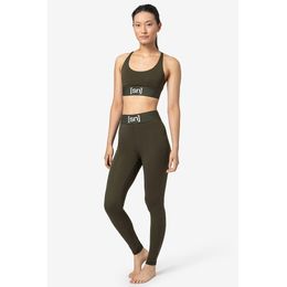 super.natural Funktionsleggings "Tundra175" in Khaki - 58% | Gr&ouml;&szlig;e S | Damen-sporthosen