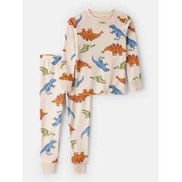Carter's carter's Pyjama in Creme/ Hellblau/ Orange - 27% | Gr&ouml;&szlig;e 110 | Kinder-waesche