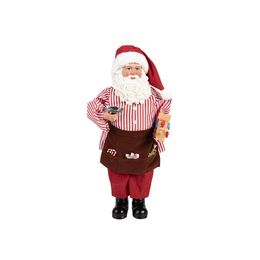 Clayre & Eef Clayre & Eef Dekofigur "Weihnachtsmann" in Rot - (H)45 cm - 36% | Dekofiguren