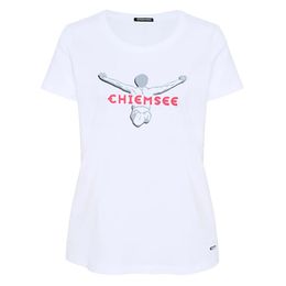 Chiemsee Shirt "Sera" in Wei&szlig; - 57% | Gr&ouml;&szlig;e XS | Damen-tops