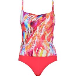 Naturana Tankini in Rot/ Bunt - 54% | Gr&ouml;&szlig;e 38D-Cup | Damen-bademode