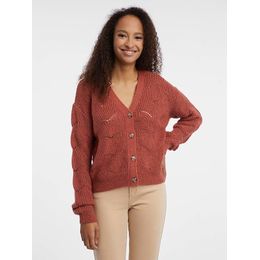 ORSAY Cardigan in Rotbraun - 60% | Gr&ouml;&szlig;e S | Damen-pullover-cardigans