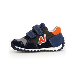 Naturino Leder-Sneakers "Sammy 2" in Dunkelblau/ Orange - 64% | Größe 29 | Babysneakers