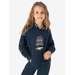 super.natural Hoodie "Surf Trip" in Dunkelblau - 72% | Gr&ouml;&szlig;e 110 | Kinder-sweatshirts-jacken