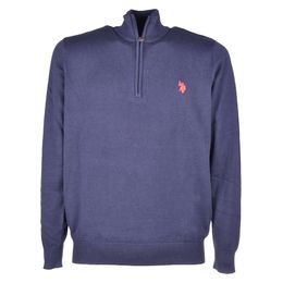 U.S. Polo Assn. Pullover in Duneklblau - 50% | Gr&ouml;&szlig;e XL | Herren-plussize