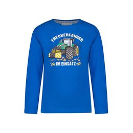 SALT & PEPPER Salt and Pepper Longsleeve "Tractor" in Blau - 39% | Gr&ouml;&szlig;e 116/122 | Kinder-longsleeves