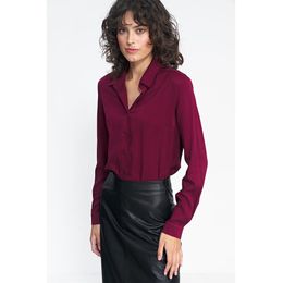 Nife Hemd in Bordeaux - 82% | Gr&ouml;&szlig;e 36 | Damen-blusen