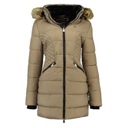 Geographical Norway Wintermantel "Abeille" in Beige - 62% | Gr&ouml;&szlig;e M | Damenjacken