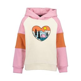 Blue Seven Hoodie in Creme/ Rosa - 46% | Gr&ouml;&szlig;e 92 | Kinder-sweatshirts-jacken