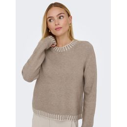 Only Pullover in Taupe - 17% | Gr&ouml;&szlig;e L | Damen-pullover-cardigans