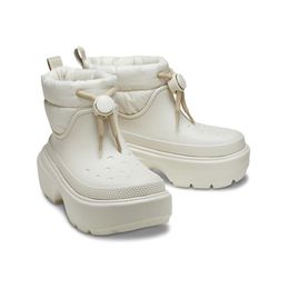 Crocs Winterboots "Stomp Puff" in Creme - 64% | Größe 37/38 | Damen-stiefel