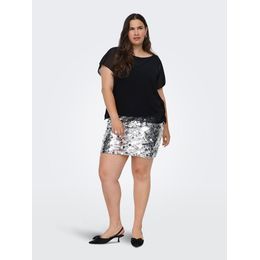 Only Carmakoma Bluse in Schwarz - 42% | Gr&ouml;&szlig;e 54 | Damen-blusen