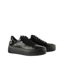 H&ouml;gl H&ouml;gl Leder-Sneakers "Illusion" in Schwarz - 44% | Gr&ouml;&szlig;e 39 | Damen-sneakers