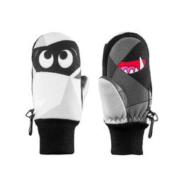 Zanier Ski-/ Snowboardf&auml;ustlinge "Znowman" in Wei&szlig;/ Schwarz - 38% | Gr&ouml;&szlig;e 3 | Kinderhandschuhe