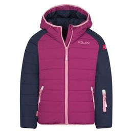 Trollkids Ski-/ Snowboardjacke "Hafjell" in Pink/ Dunkelblau - 48% | Gr&ouml;&szlig;e 104 | Kinder-outdoor-jacken