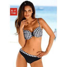 Lascana Set: B&uuml;gel-Bikini mehrfarbig Gr. 34 Cup B. Mit B&uuml;gel