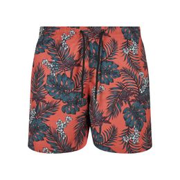 Urban Classics Badeshorts »Herren Pattern Swim Shorts« dark tropical aop S - US-Größen US-Größen S Stilvolle Badehosen für Strand und Pool