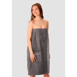 Schiesser Kilt &raquo;Rom aus weicher Baumwolle, saugstark und 3-fach weitenverstellbar&laquo; 1 Stk. MADE IN GREEN by OEKO-TEX grau Frottier