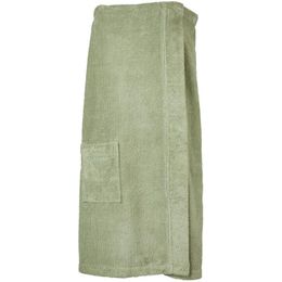 Schiesser Sarong »Saunakilt Turin für Damen in angesagter Reiskornoptik«, 1 Stk. Made in Green Grün DAS IST DRIN. Ein bequemer, saugstarker...