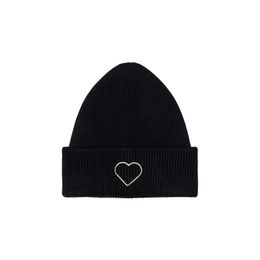 Only Beanie »ONLALPHA LIFE EMBROIDERED RIB BEANIE CC« Black Detail:ECRU EMB.