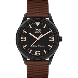 Ice Watch ICE-WATCH Solaruhr &raquo;ICE solar power - Medium - 3H&laquo; Armbanduhr, Damenuhr, Herrenuhr, unisex, Mineralglas, analog braun Klassische Solaruhr f&uuml;r Sie &...
