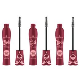 Essence Mascara »Lash PRINCESS false lash effect mascara burgundy« 3-tlg., definierend, verlängernd Rot Mascara von Essence
