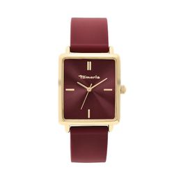 Tamaris Quarzuhr Armbanduhr, Damenuhr, Silikonarmband, analog weinrot Tamaris Uhr "Weinrot" - tiefgr&uuml;ndige Farbe, klare Form, weiches Silikon -...