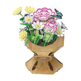 MGM 134tlg. 3D-Puzzle "Blumen-Bouquet - Nelke" - ab 8 Jahren - 11% | Gesellschaftsspiele