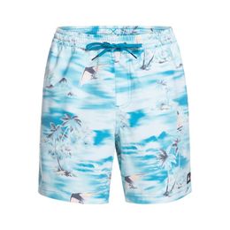 Quiksilver Badeshorts &raquo;Island Hopper 17"&laquo; Fjord Blue Island Hopper S - US-Gr&ouml;&szlig;en US-Gr&ouml;&szlig;en S Stoff: 2-Way-Stretch aus recyceltem...