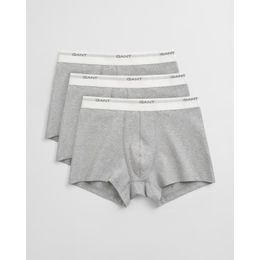Gant Trunk &raquo;CORE TRUNK 3-PACK&laquo; 3 Stk. LIGHT GREY MELANGE L - 3 Stk. 3 Stk. L 3er Pack Boxershorts von Gant