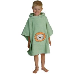 Wörner WÖRNER Badeponcho »Löwe helloliv Poncho« 1 Stk. maschinenwaschbar, trocknergeeignet helloliv flauschige Frottierware